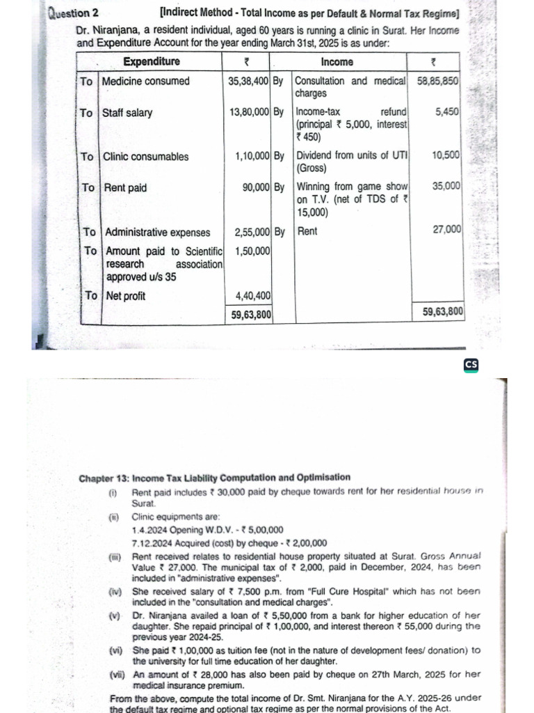 Total Income Questions | PDF