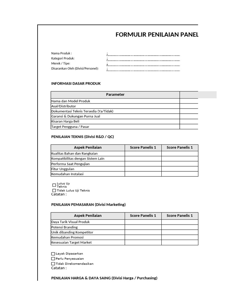 Form Panelis | PDF