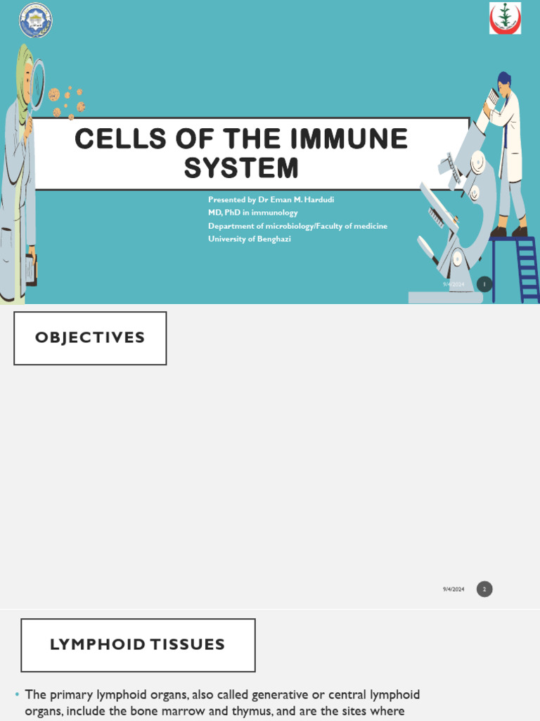 Overview of Immune System Cells | PDF | Cytotoxic T Cell | T Helper Cell