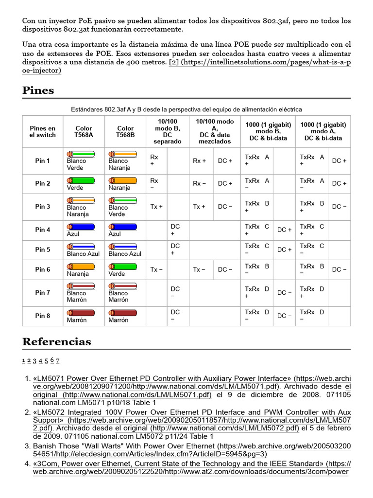 Power Over Ethernet - POE | PDF | Protocolos de internet | Telecomunicaciones