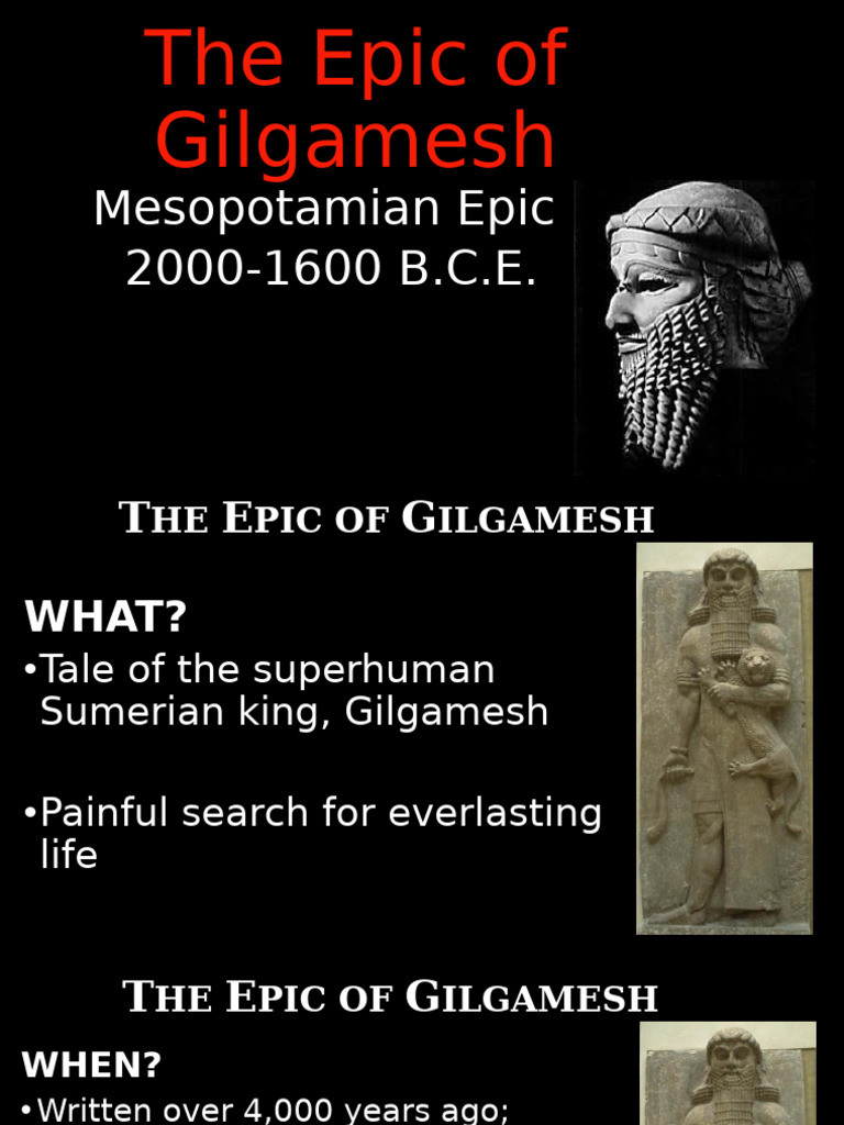 The Epic of Gilgamesh | PDF | Epic Of Gilgamesh | Sumer