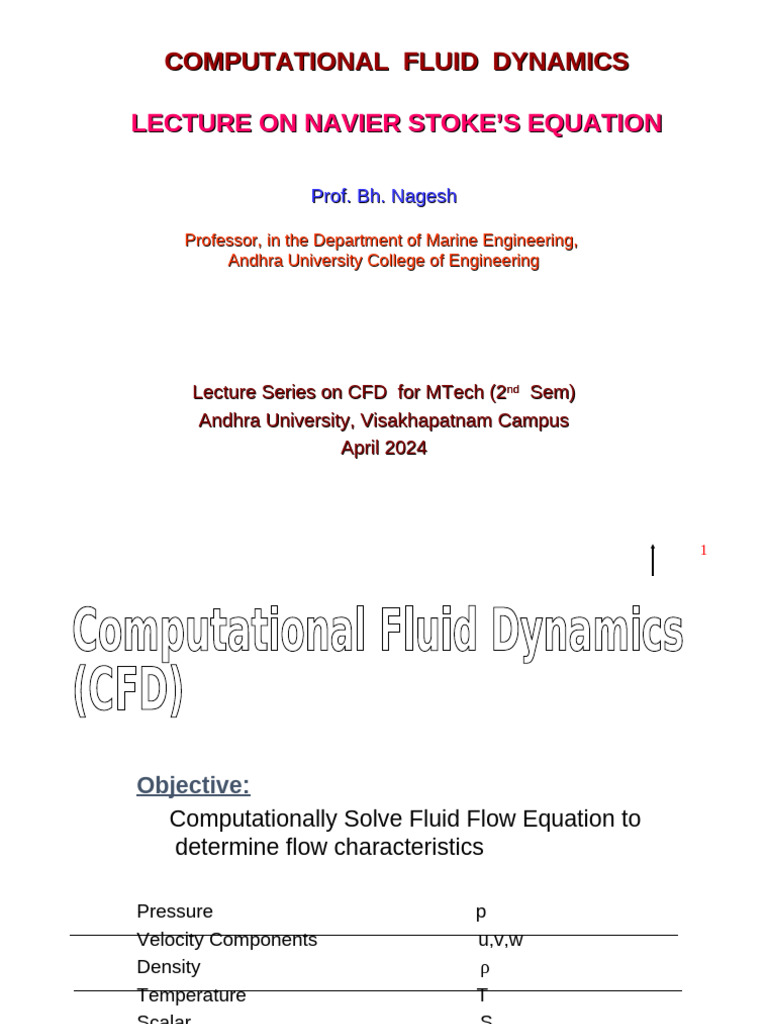 Navier Stokes Equation | PDF