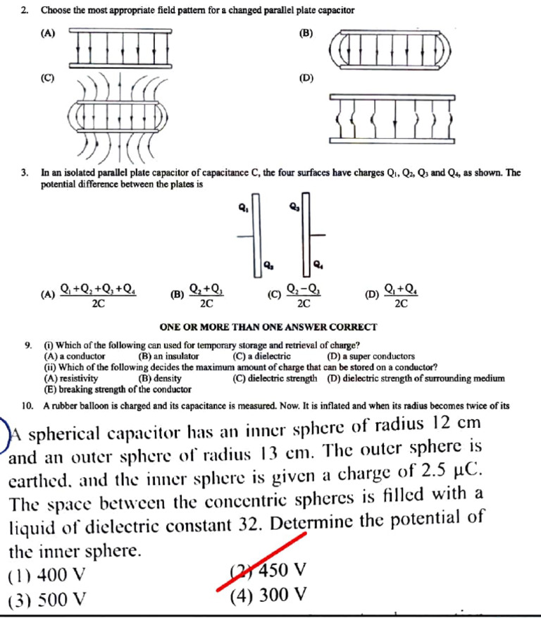 Capacitance of Parallel Plate Capacitors | PDF