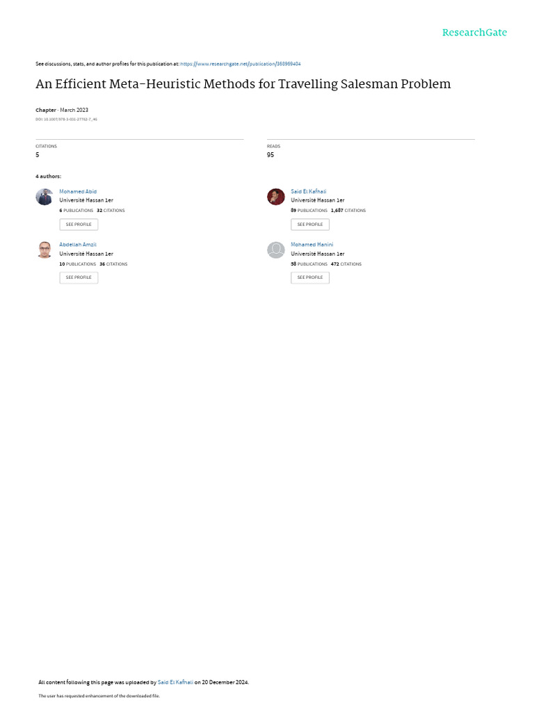 UAV Flight Paths Optimization | PDF | Metaheuristic | Algorithms And ...