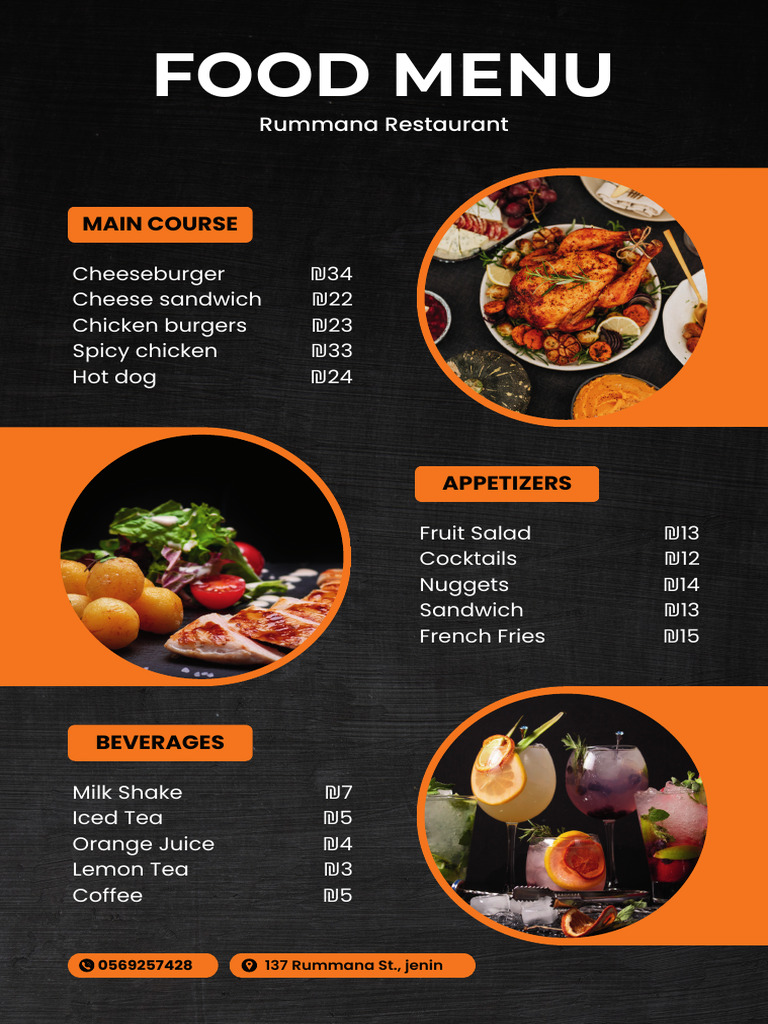 Rummana Restaurant Food Menu | PDF