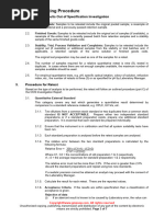 SOP For Out of Specification (OOS) For Pharmaceutical Results ...