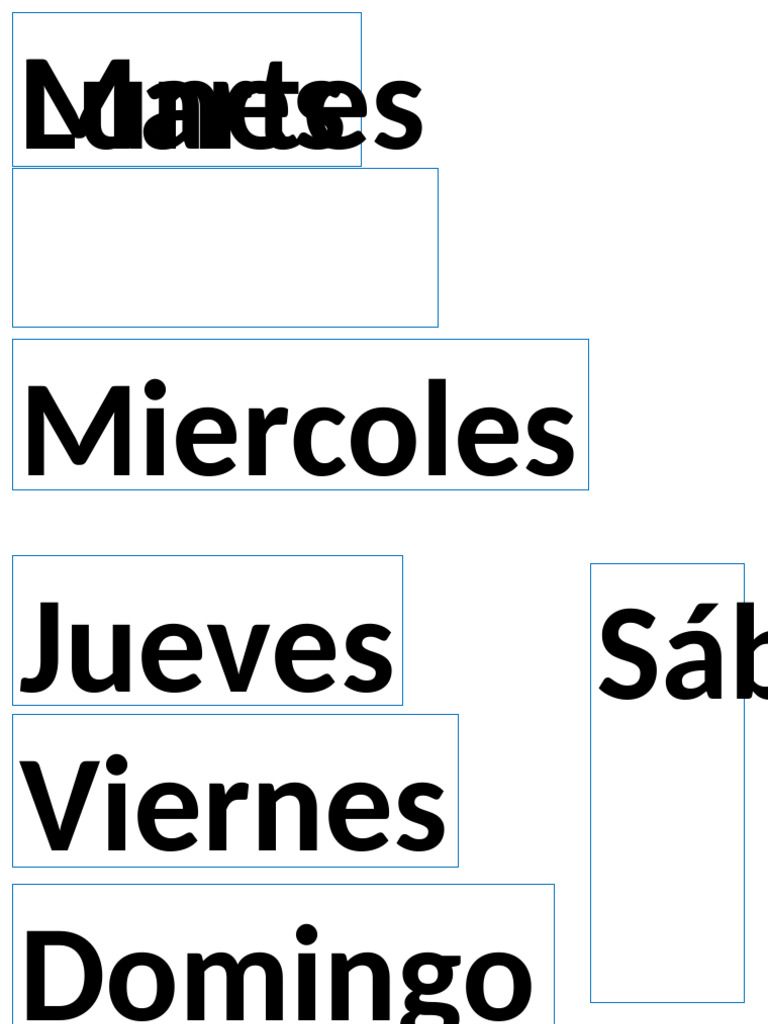 Dias Meses Numeros Adulto | PDF