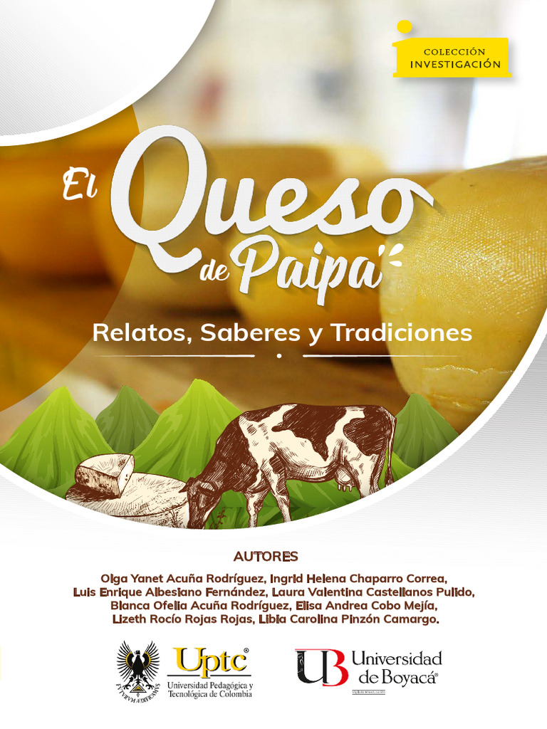 El queso de Paipa - Relatos, saberes y tradiciones | PDF | Queso | Tema de investigación