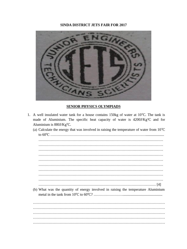 Physics Senior Olympiads | PDF | Force | Physical Quantities