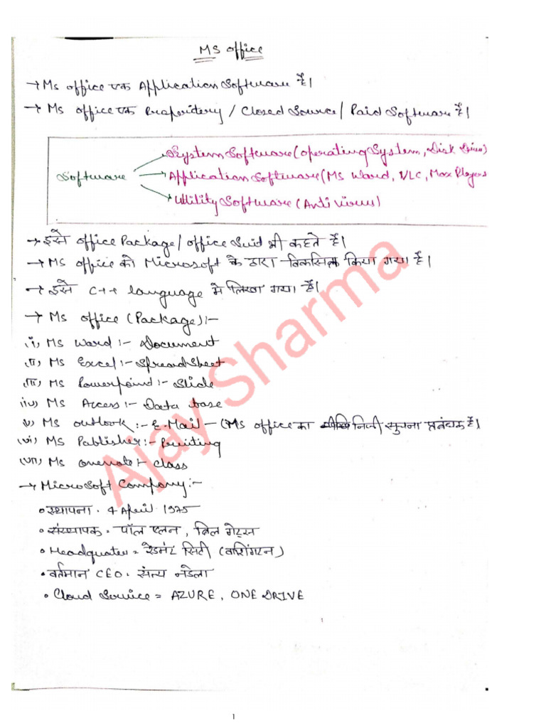 MS Office | PDF