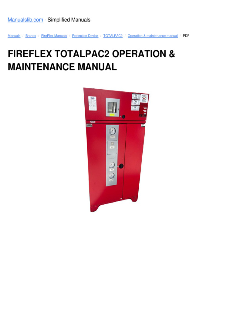Fireflex TotalPac2 | PDF | Fire Sprinkler System | Valve
