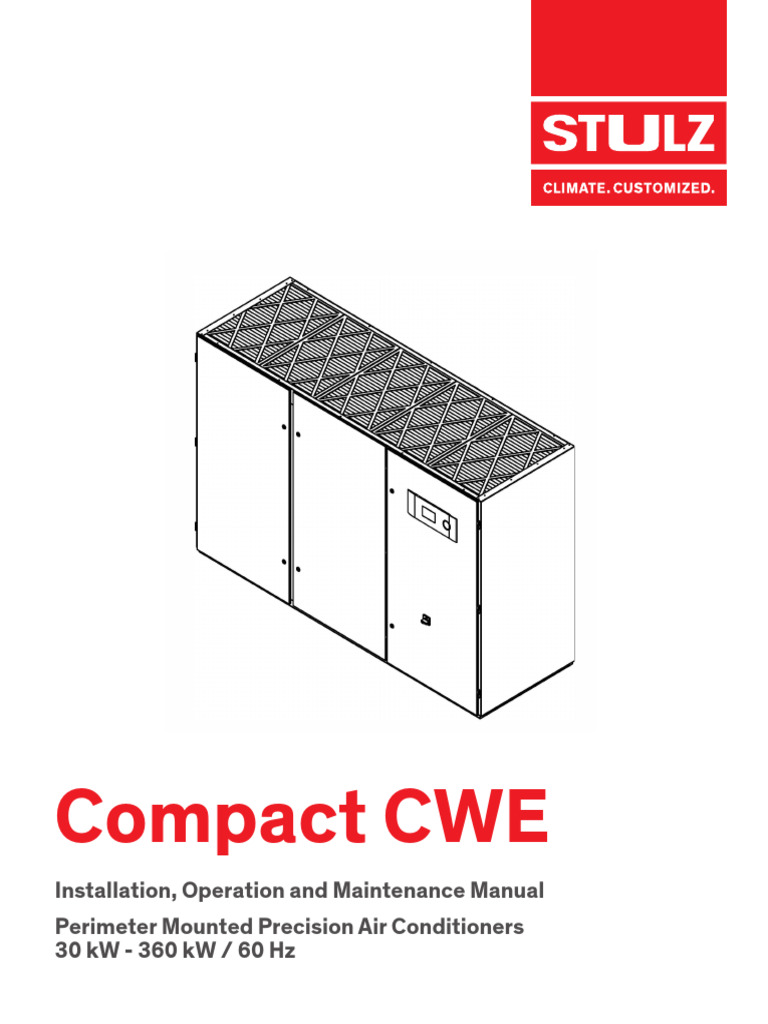 CCD 3600 CWE Stulz CRAH I - O Manual | PDF | Air Conditioning | Switch