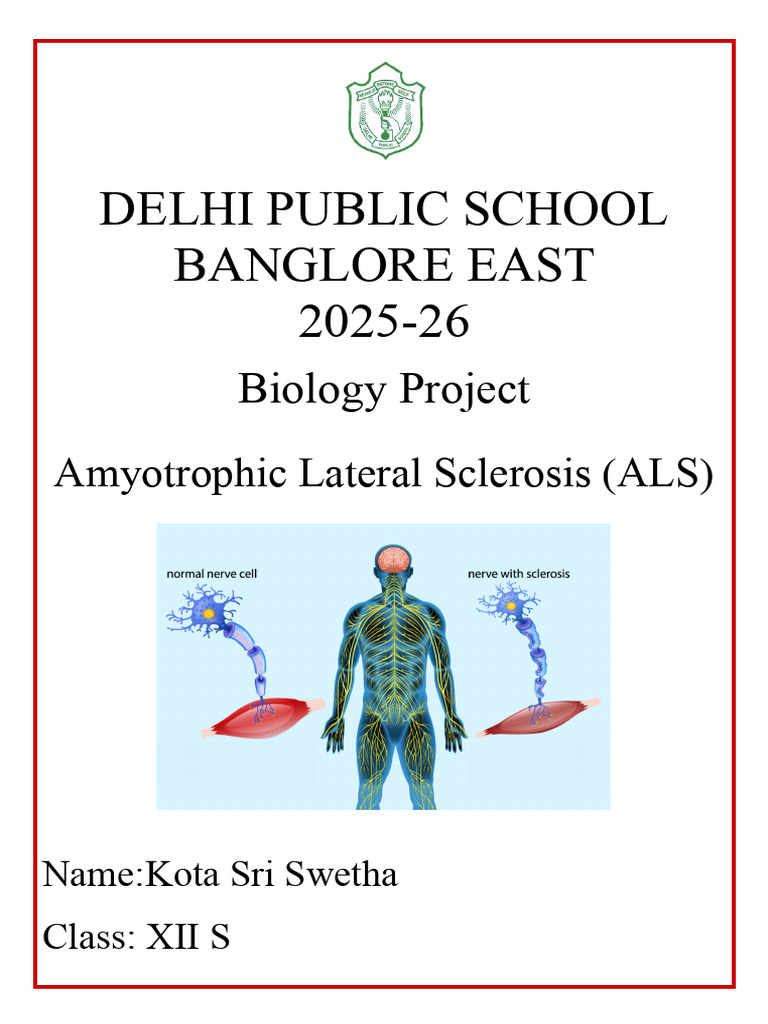 Biology Project Final Draft | PDF | Nervous System | Diseases And Disorders