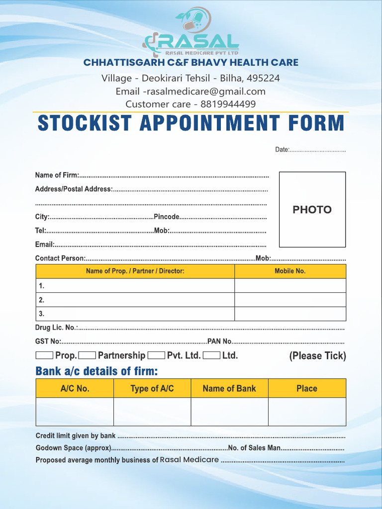 Rasal Stockist-2 | PDF