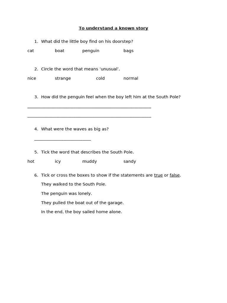Lost and Found Reading Comprehension | PDF