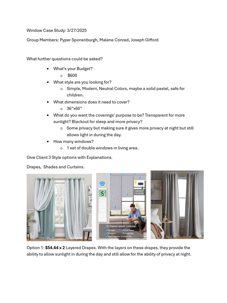 Window Case Study | PDF