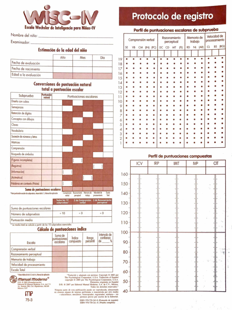 Wisc Iv | PDF