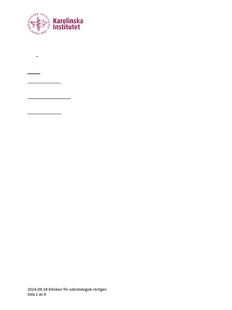 Utlåtande RTG | PDF