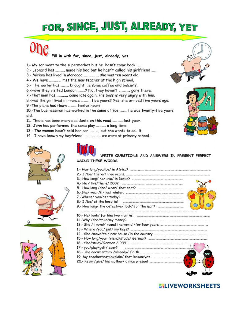 Present Perfect Plus Adverbs 1 | PDF