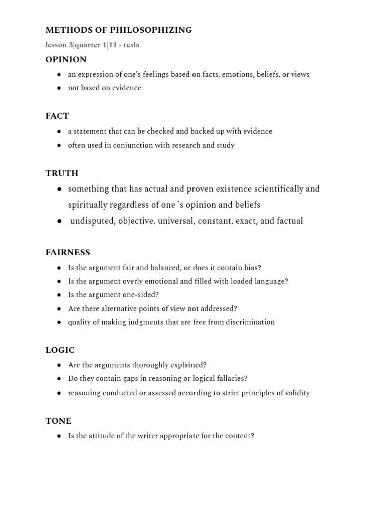 Philo - Fact or Bloody Bluff | PDF | Truth | Argument