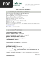 FDS - Pasta Cristal Rosa - Urca Gtex Brasil | PDF | Química