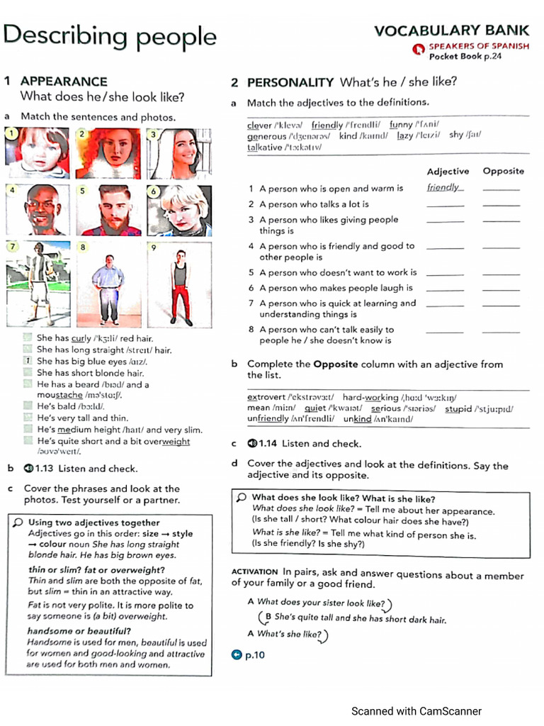 Core Inventory Vocabulary A2 | PDF