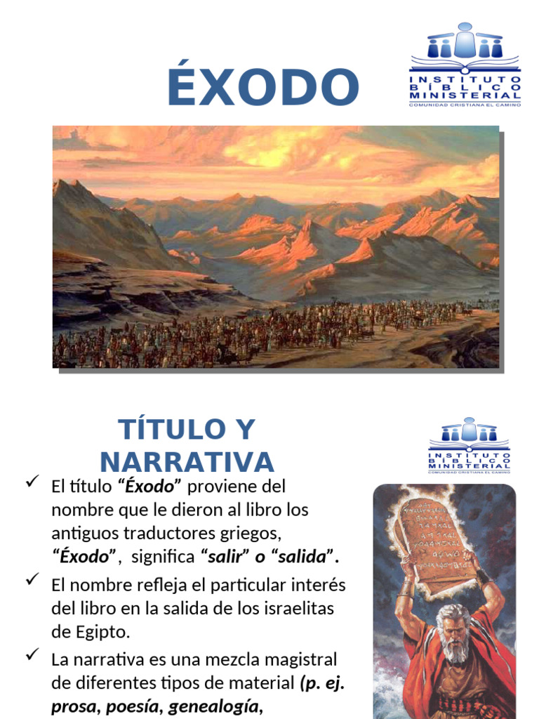 Exodo Pdf Libro Del éxodo Leah