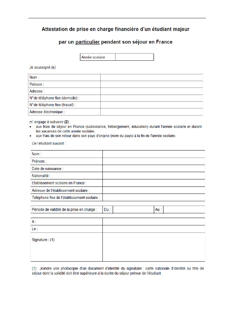 Attestation Prise en Charge-3 | PDF