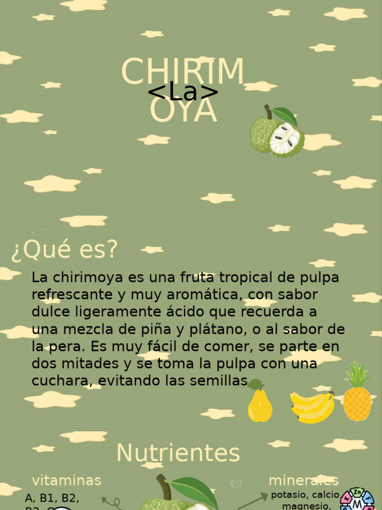 La Chirimoya ? | PDF