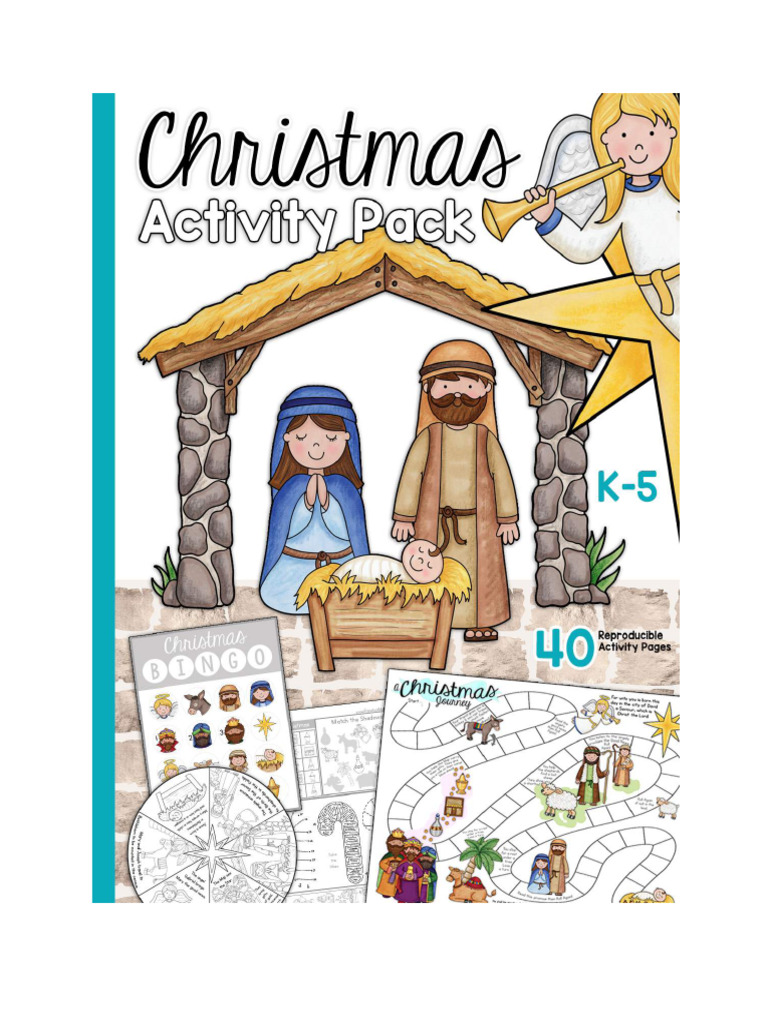 Christian Christmas Activity Pack C | PDF | Apocalypticists | December ...