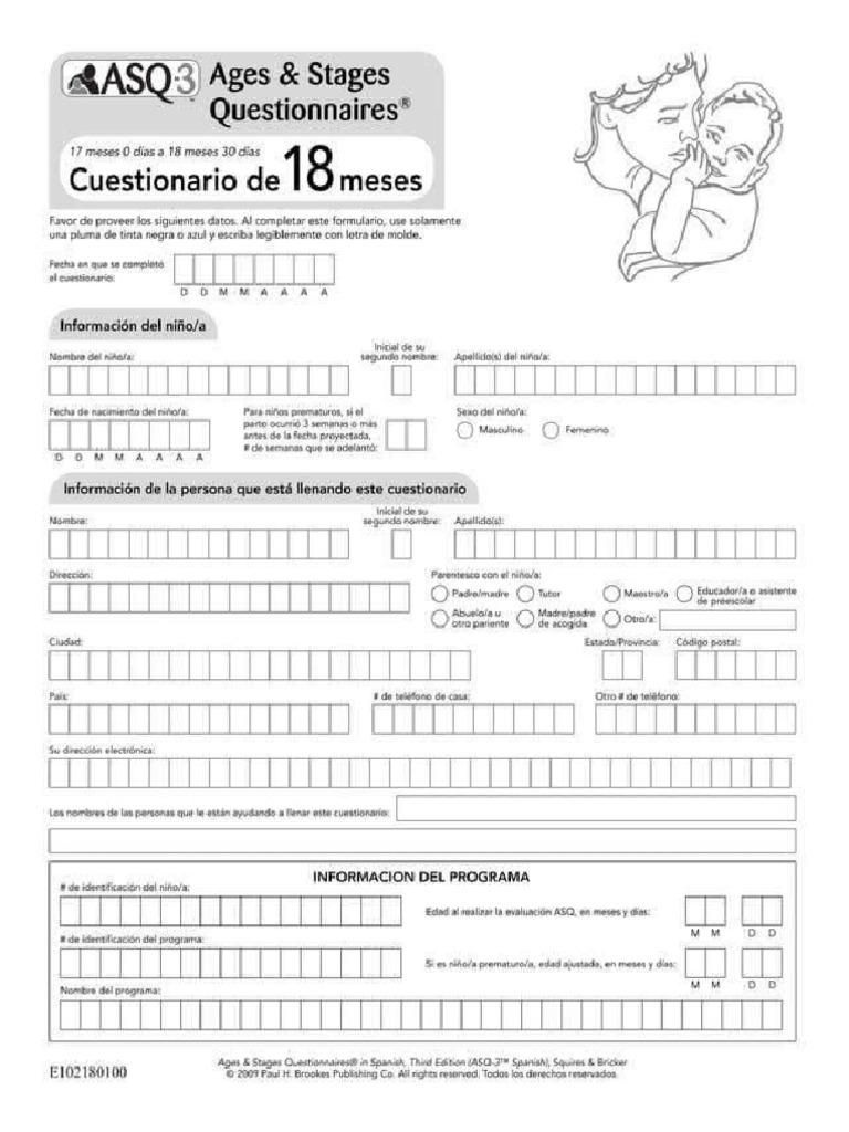 ASQ-3 Manual y Protocolo | PDF
