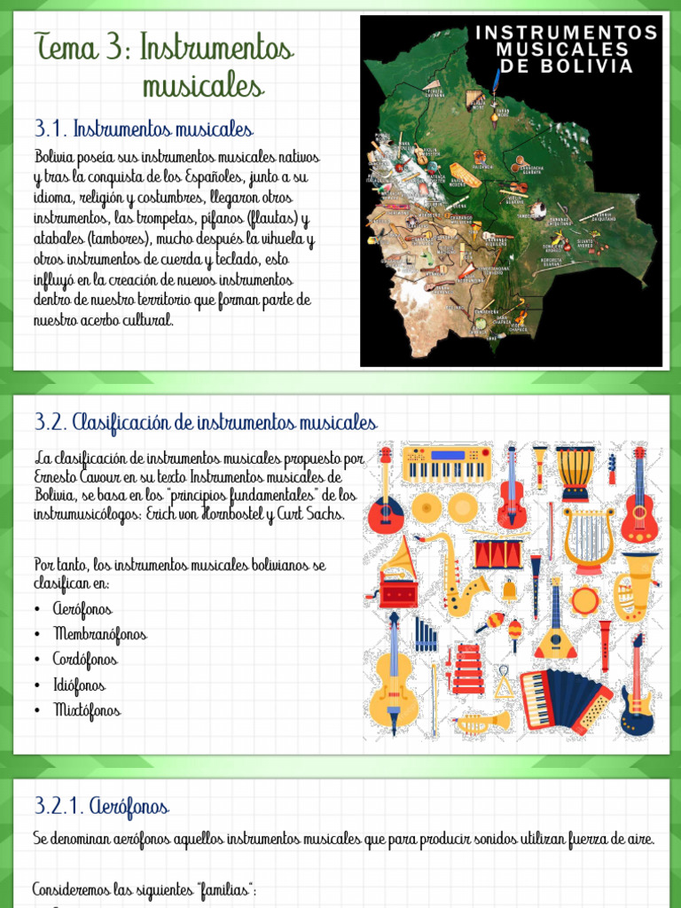 Instrumentos Musicales de Bolivia | PDF | Instrumentos musicales | Flauta