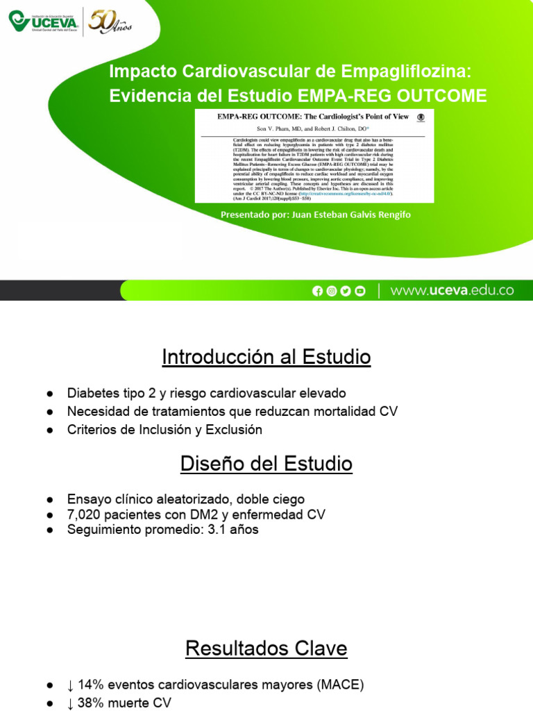 Diapositivas Empa-Reg Outcome | PDF