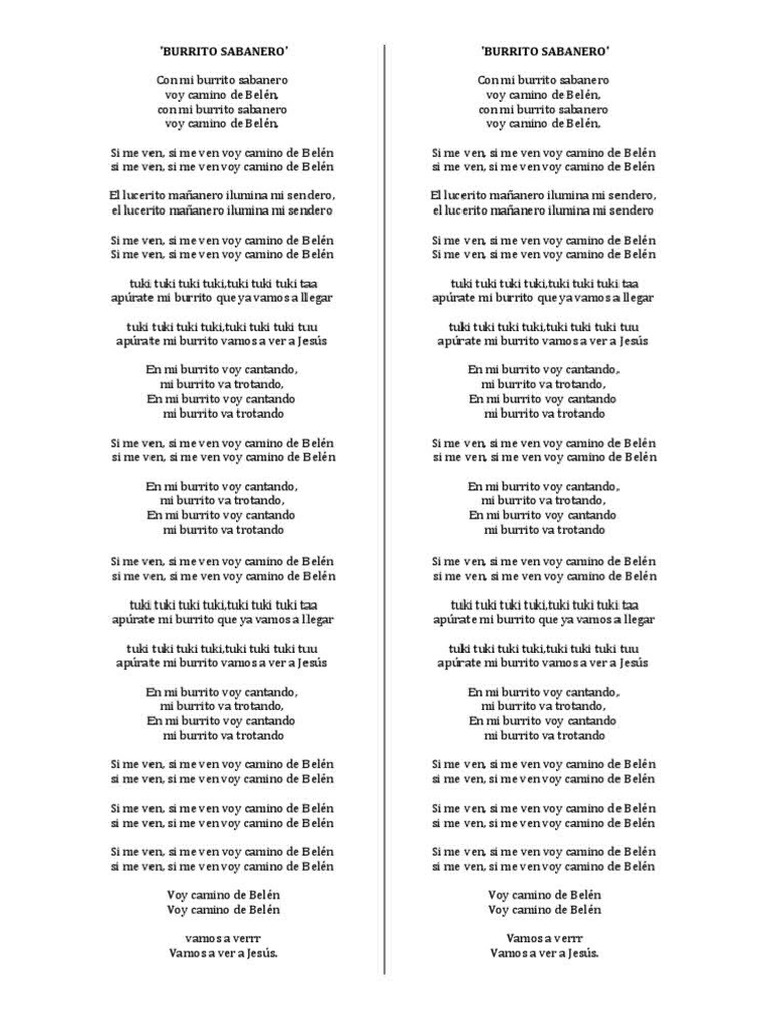 Burrito Sabanero | PDF