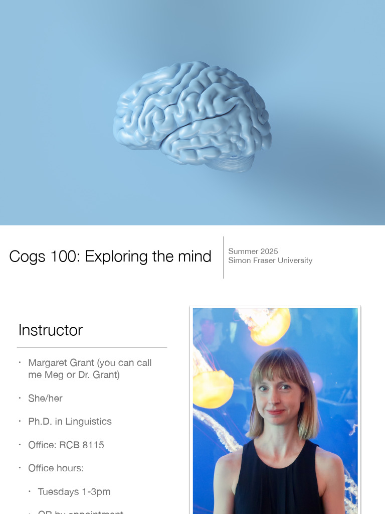 Cogs 100: Intro to Cognitive Science | PDF | Learning | Cognitive Science