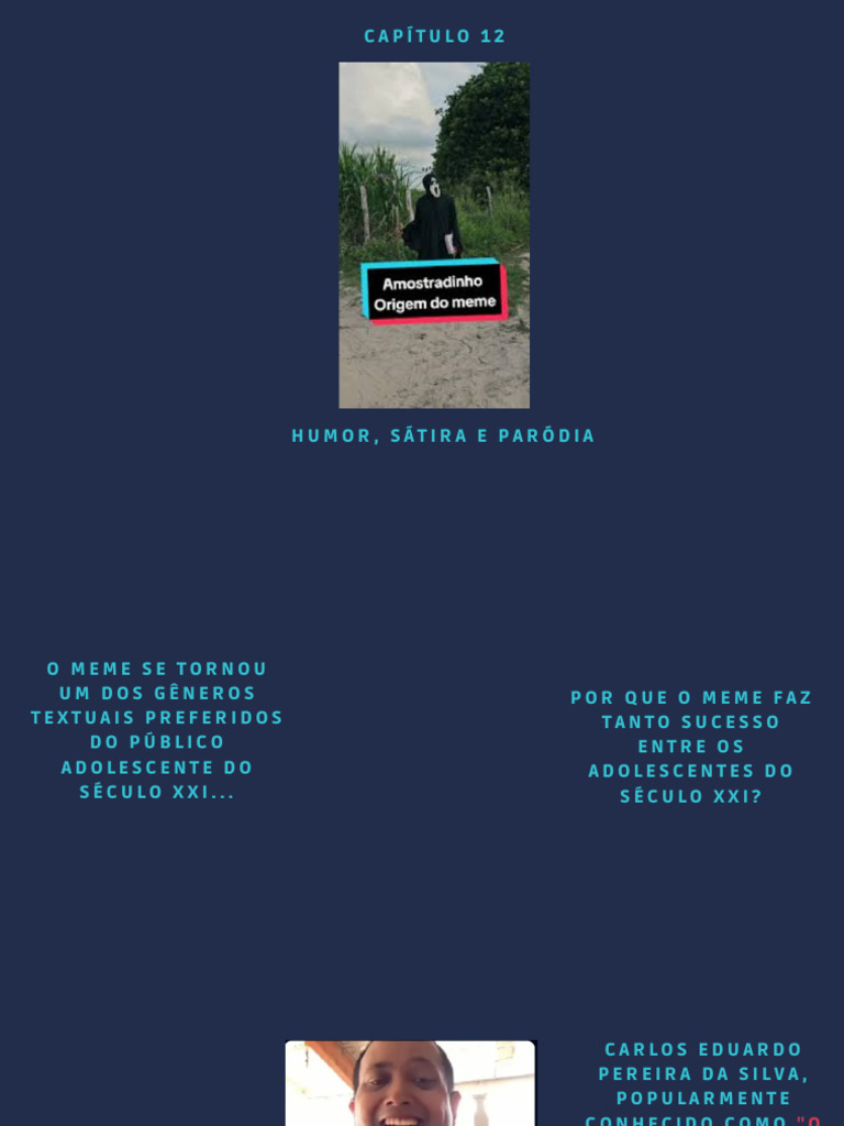 Cap. 12 - Humor, Sátira, Paródia - 1as 2025 | PDF | Comédia | Sátira