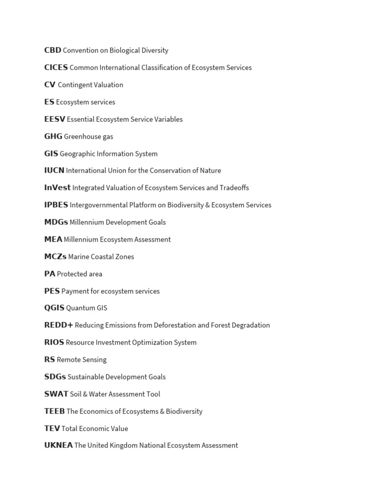 CBD Convention On Biological Diversity | PDF