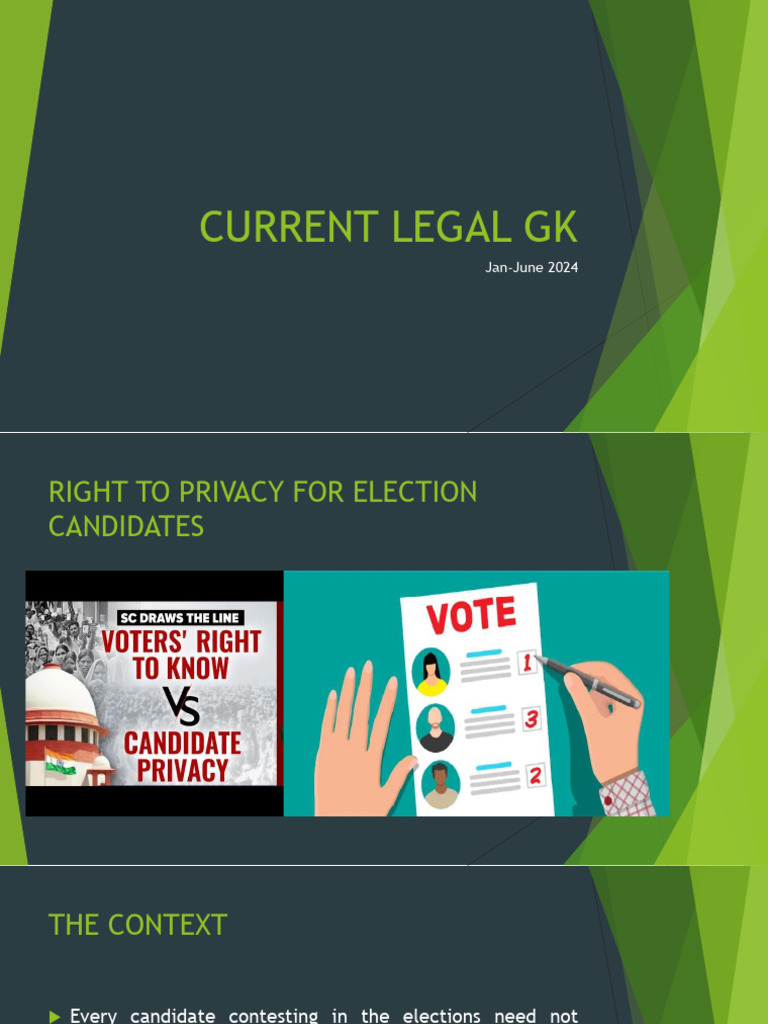 Current Legal GK Part 2 | PDF | Kerala | Same Sex Marriage