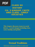 Class 12 History ch-3 Notes | PDF | Family | Caste