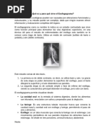 Estudio de Esófago Baritado: Función y Diagnóstico | PDF