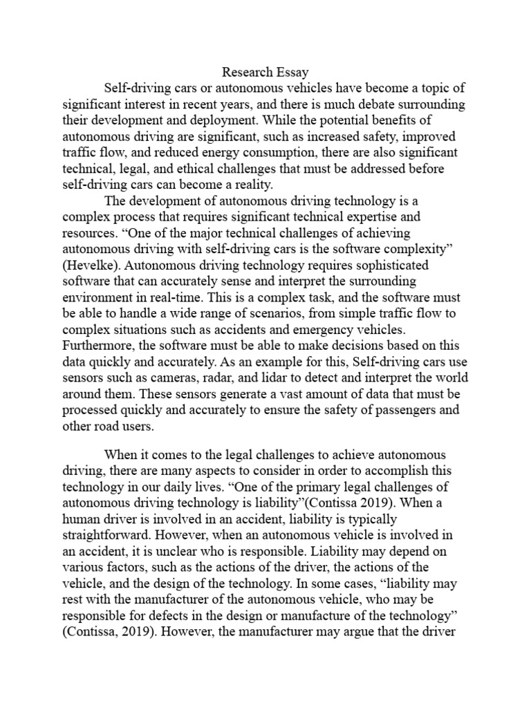 Research Essay (Rough Draft) | PDF