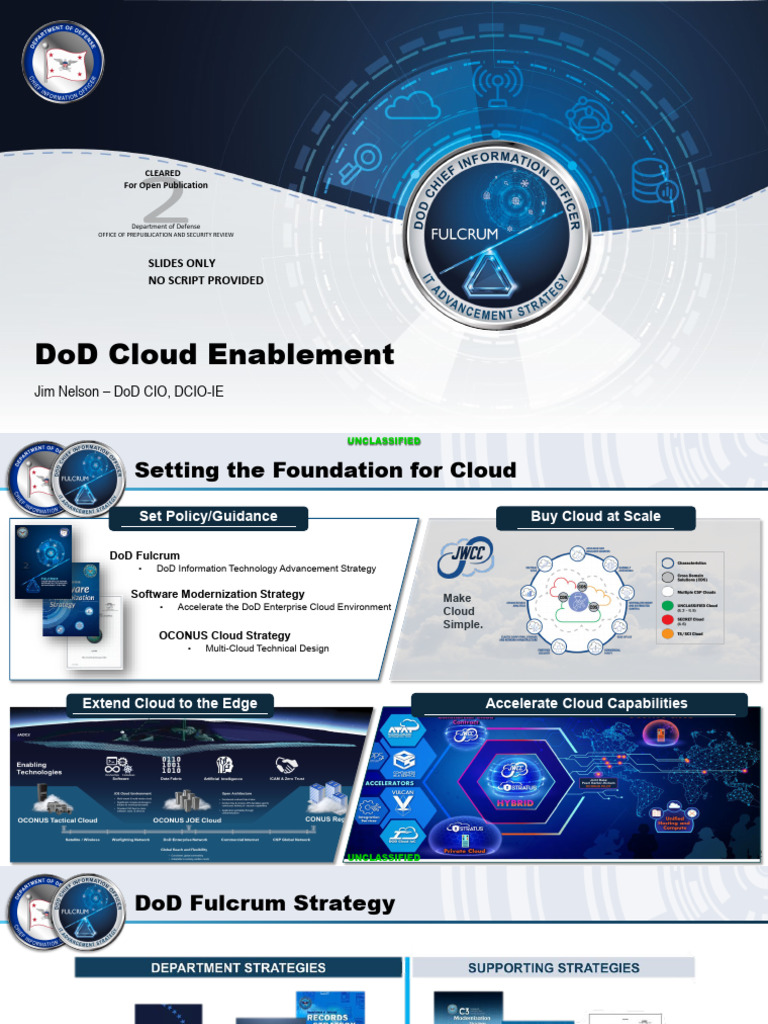 Nelson - DSP Conference Briefing - DoD CIO | PDF | Cloud Computing ...