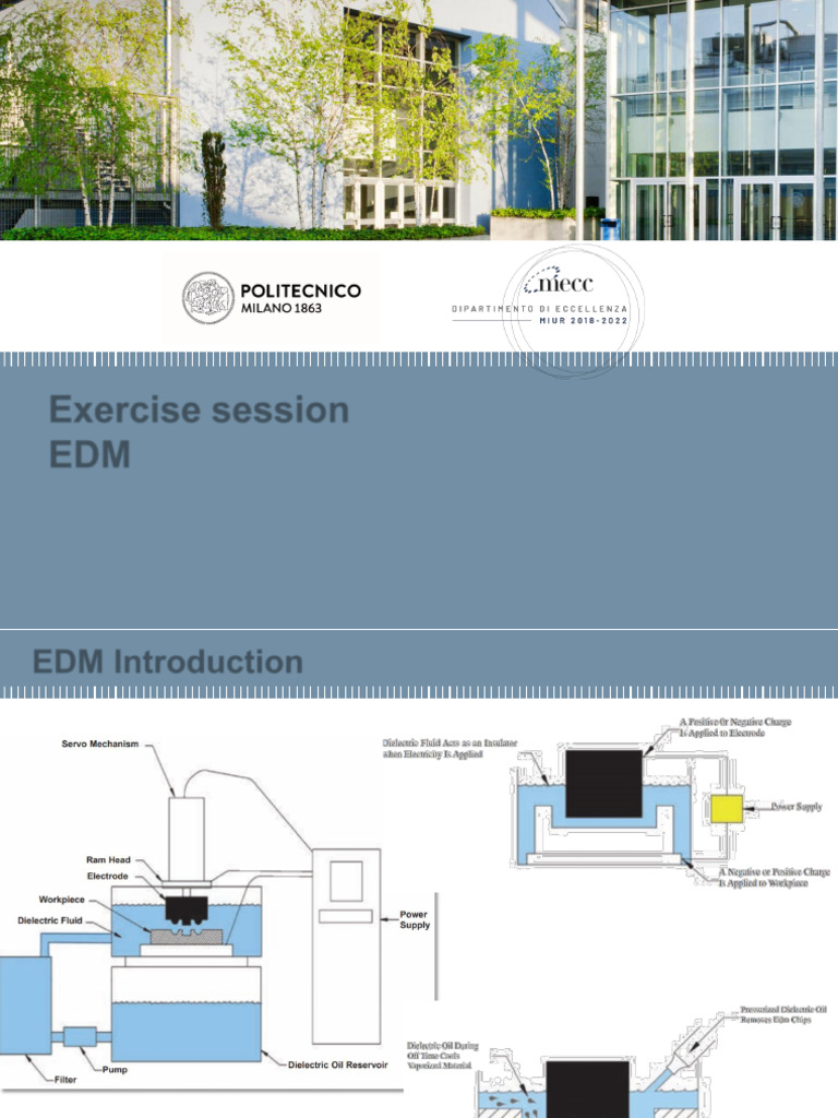 Exercise ELECTRICAL DISCHARGE MACHINING | PDF | Physical Phenomena ...