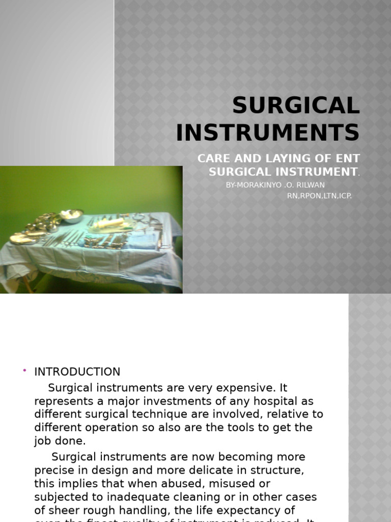 Surgical Instruments | PDF | Surgery | Surgical Suture
