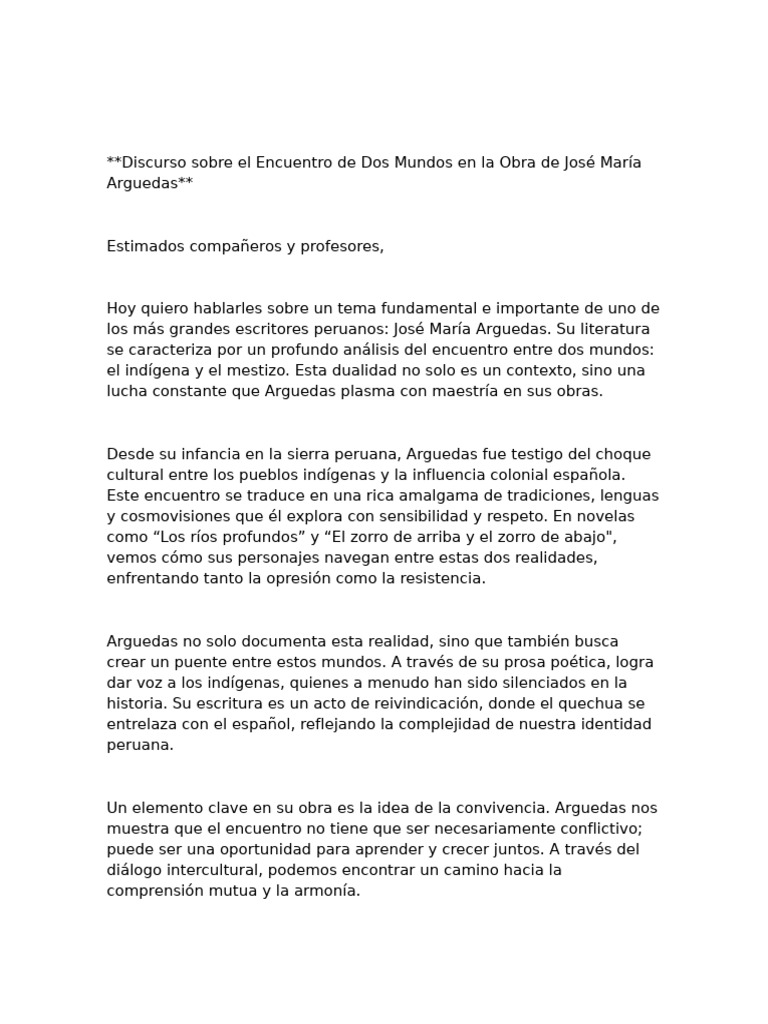 Discurso 1.odt | PDF