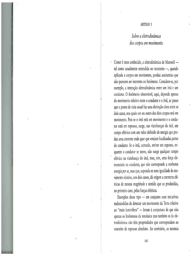 01 Einstein 1905 Inicio | PDF