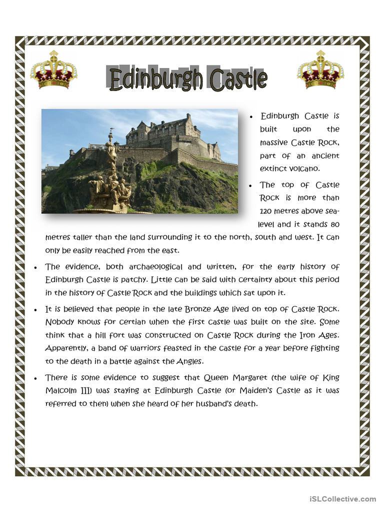 Edinburgh Castle | PDF | Castle | Edinburgh