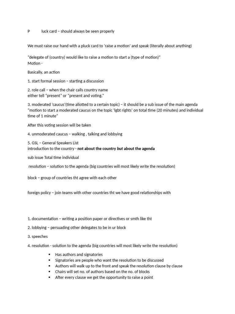 Mun Stuff (Basics) | PDF