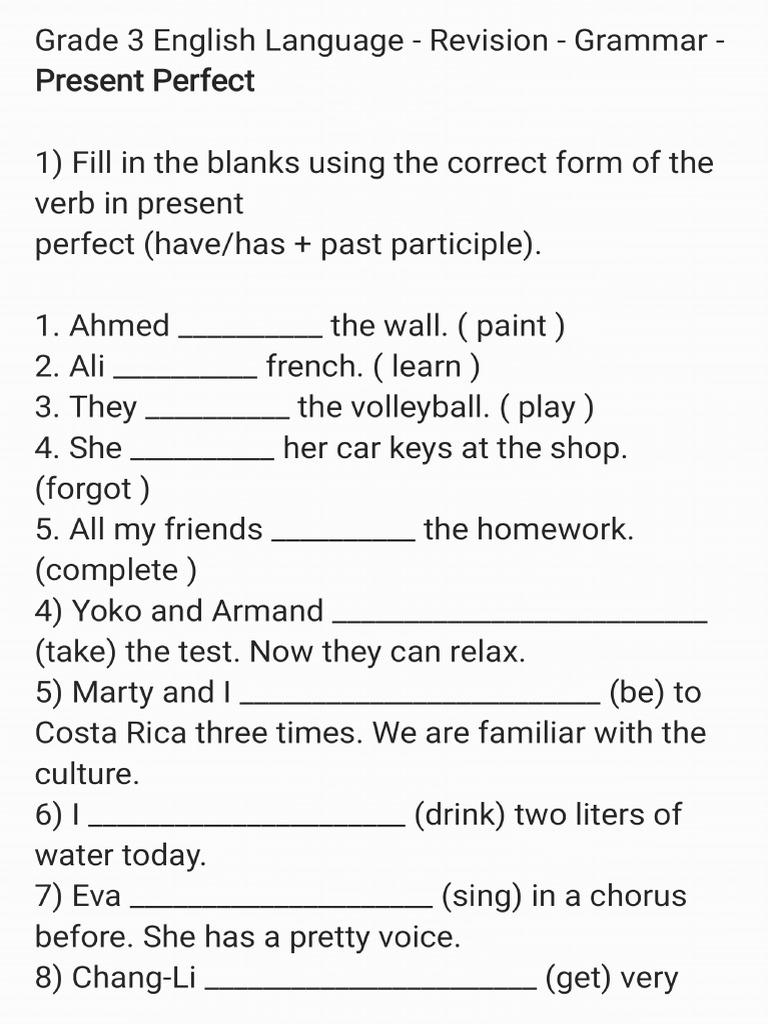 Grade 3 Cambridge English Model Paper | PDF