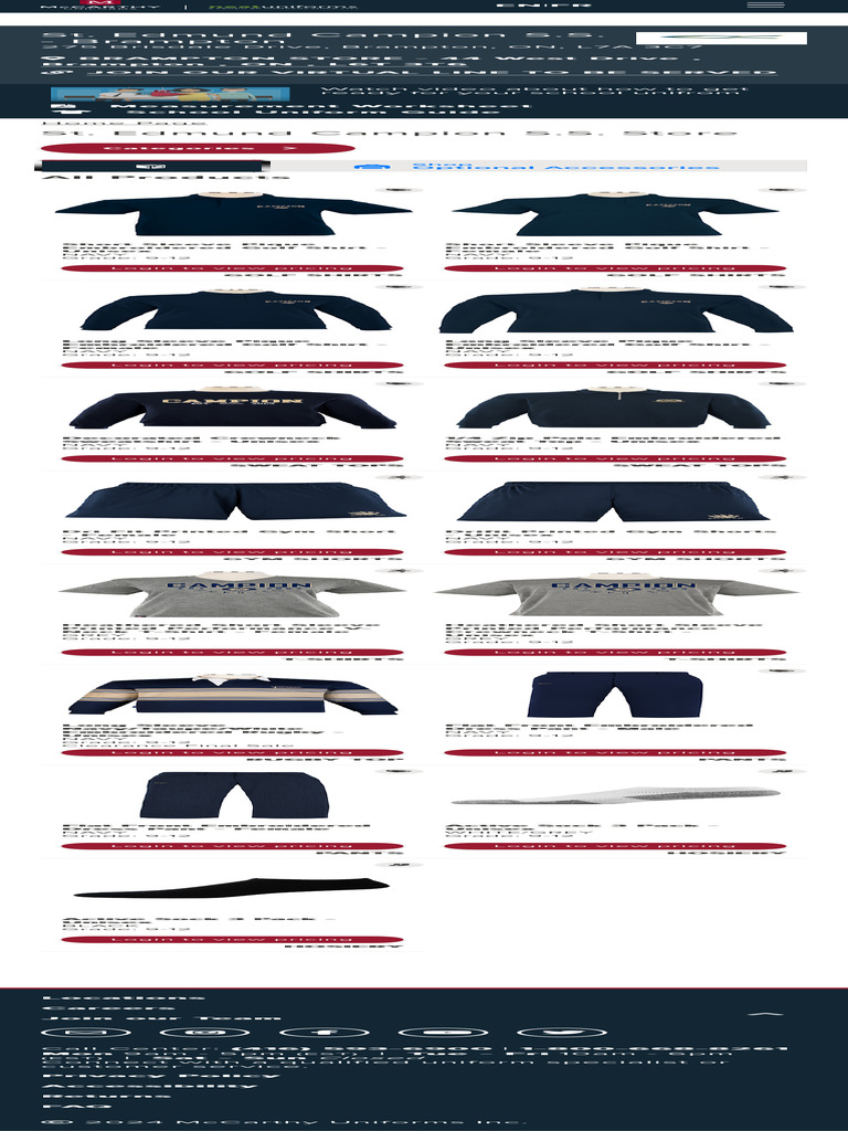 St. Edmund Campion S.S. - Brampton - McCarthy Uniforms - School and Workplace Uniforms | PDF ...